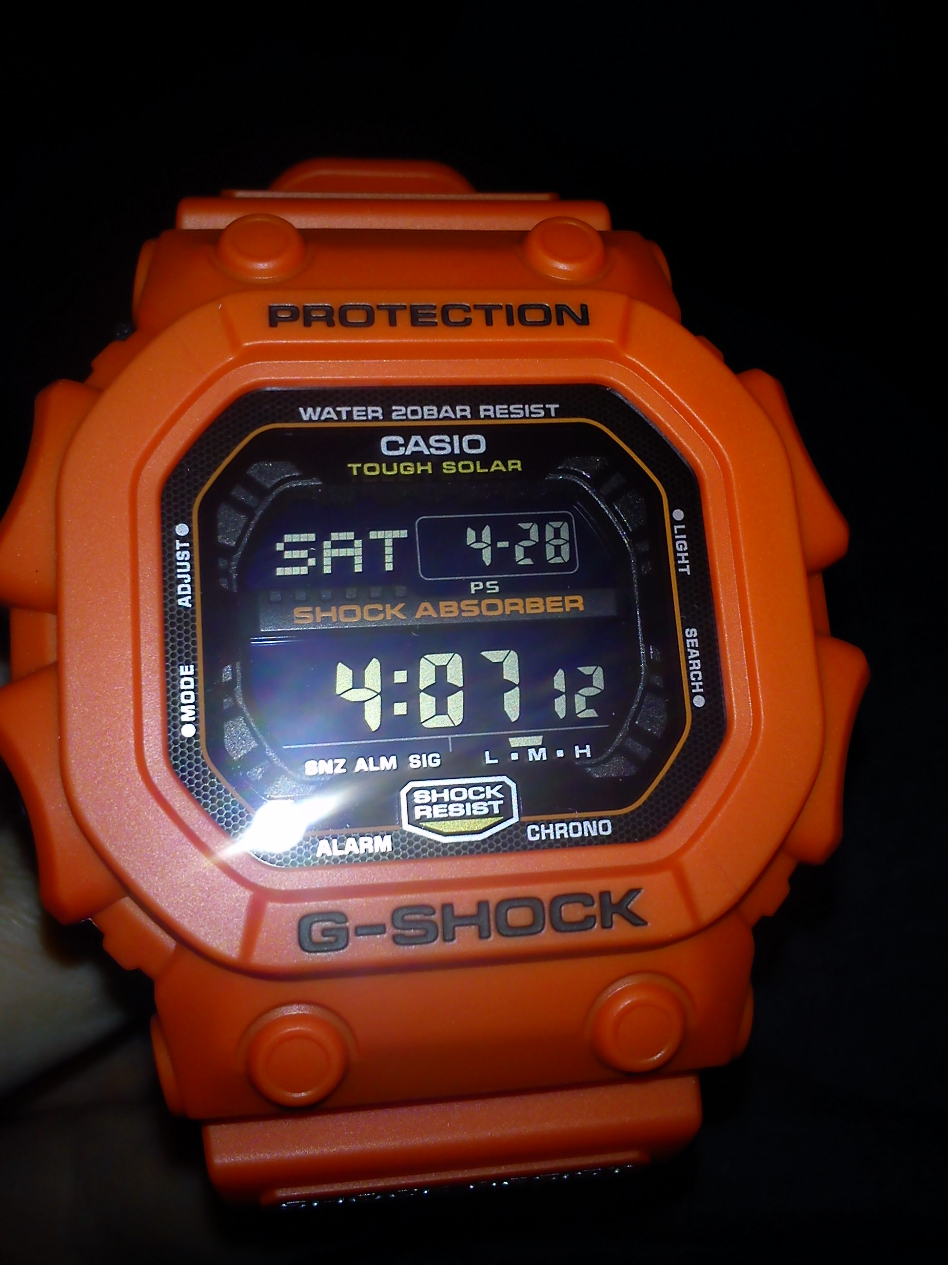 Casio G Shock GA110-1A and GX56-4 Orange King for sale | WatchCharts