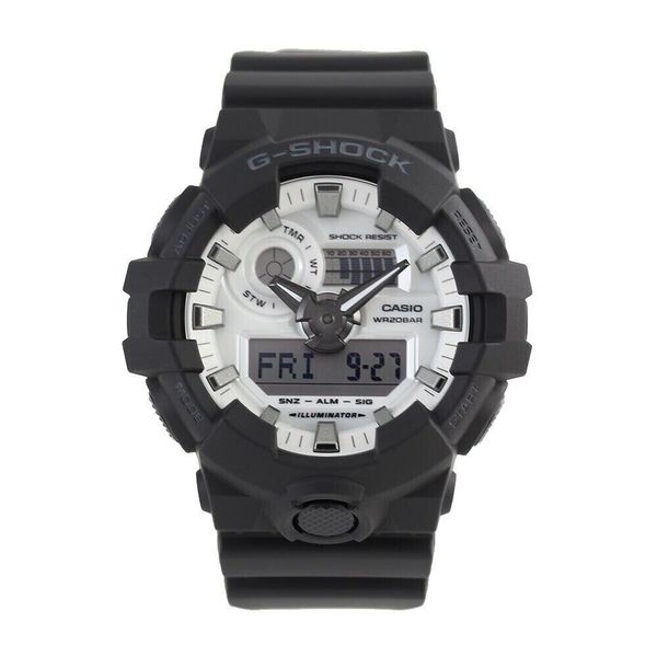 CASIO G-SHOCK 2024 Black & Brilliant White GA700WD-1A Men's New In Box ...