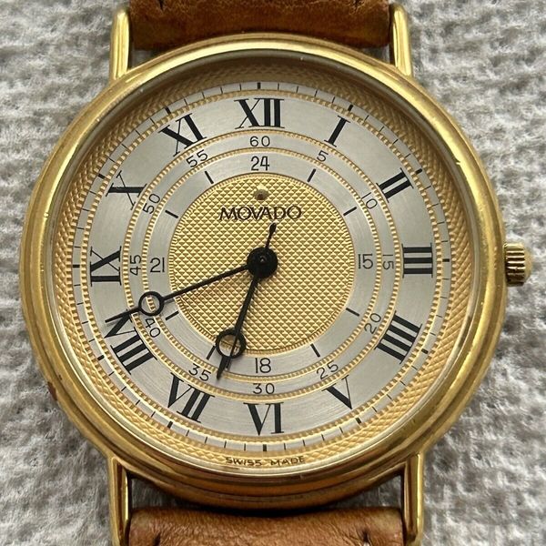 Movado Quartz Wrist Watch For Parts Repair | WatchCharts Marketplace