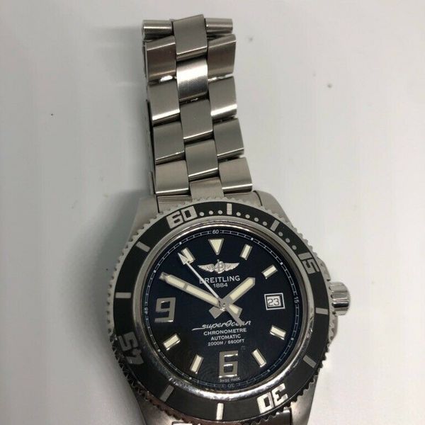 Breitling Superocean 44 Automatic 2000M Stainless Steel Watch Model ...
