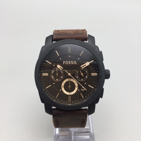 Fossil Machine Watch Mens Chronograph 42mm FS4656 Date New Battery ...