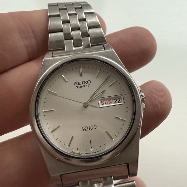 Seiko SQ100 Quartz | WatchCharts Marketplace