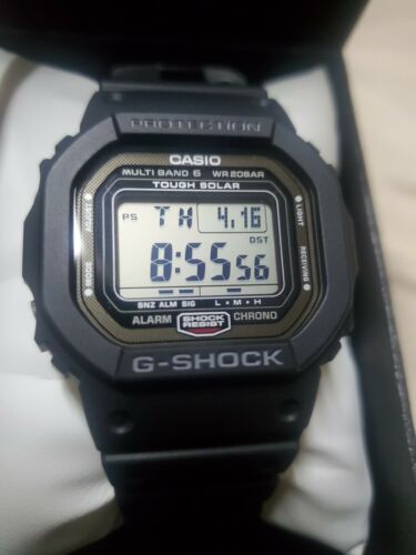 Casio G-Shock GW-5000-1JF *US SHIPPING* Square Tough Solar Multi Band 6 ...