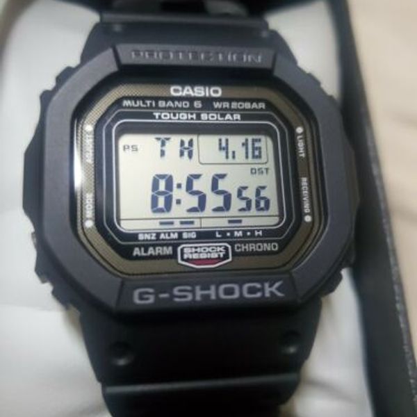 Casio G-Shock GW-5000-1JF *US SHIPPING* Square Tough Solar Multi Band 6 ...