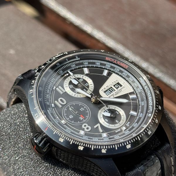 Hamilton X-Mach - Khaki Aviation Automatic Chronograph- H766860 ...