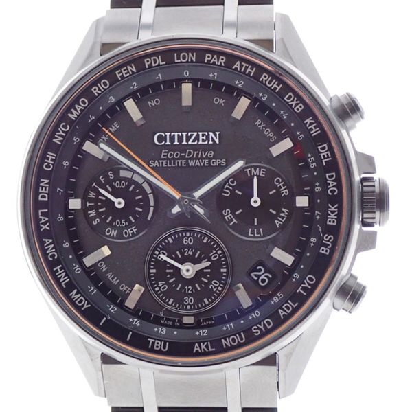 [Used] CITIZEN Citizen Attesa Direct Flight Eco-Drive Radio Watch Black ...