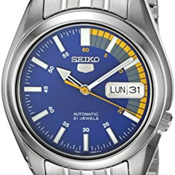 Seiko SEIKO 5 watch self-winding overseas model blue SNK371K1 men's ...