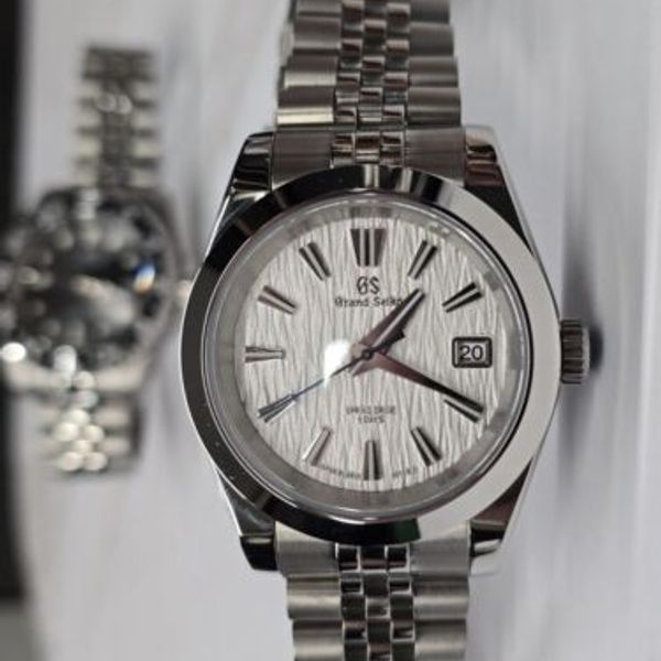 CUSTOM MOD (GRAND SEIKO) WHITE AUTOMATIC NH35A MOVEMENT OPEN CASE-BACK ...