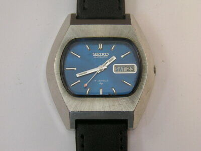 Vintage Seiko Watch Blue Dial Day/Date Automatic 7009-5029 | WatchCharts Marketplace