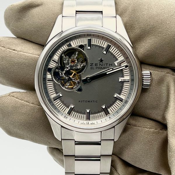 [WTS] Zenith El Primero Synopsis Silver Dial Open Heart 03.2170.4613/02 ...