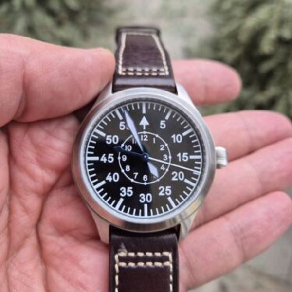 Escapement Time Aviator Type B Pilot's Watch Seiko NH35 Automatic ...