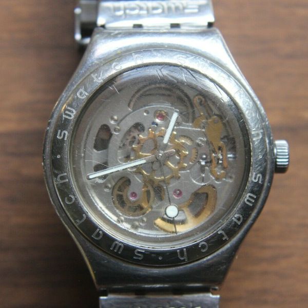 SWATCH IRONY AUTOMATIC YAS100G - BODY & SOUL * FOR PARTS OR REPAIR ...