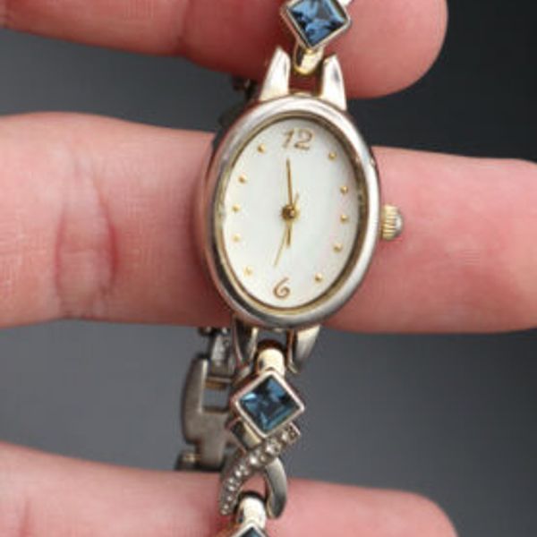 Vintage Christian Benet Mother Of Pearl Womens Watch Needs Battery ...