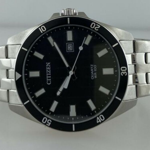 Mens Citizen BI5050-54E Stainless Steel Casual Watch w/ Box And Extra ...