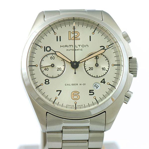 FS: Hamilton Pilot Pioneer Auto Chrono H76416155 | WatchCharts Marketplace