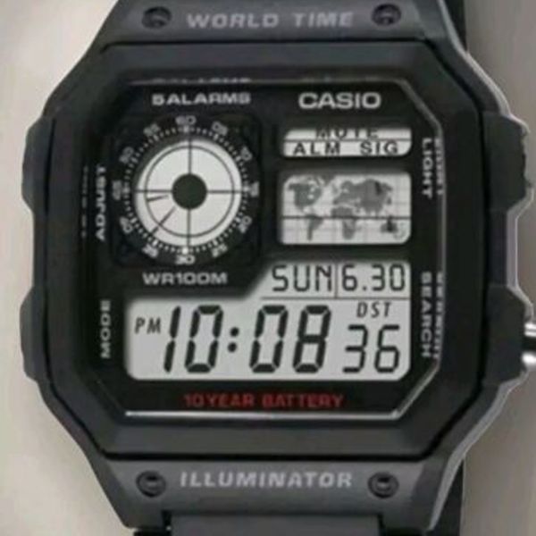 Casio Men's Quartz EASY TO READ EVEN AT NIGHT! Big Watch Cas63 Brand ...