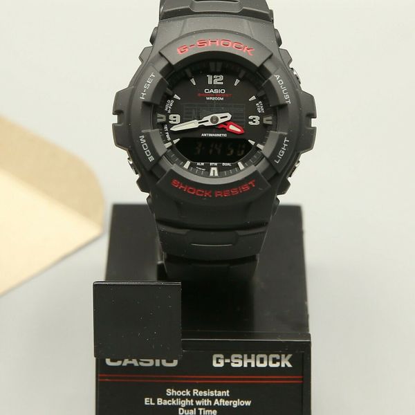 Casio Men's G-Shock Classic Analog-Digital Watch G100-1BVMC1 ...