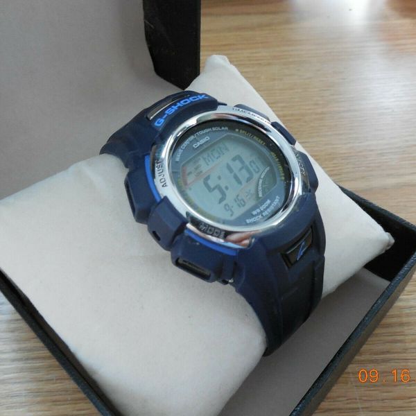 CASIO MEN'S (BLUE)G-Shock Watch GW-300 (2608) Solar Wave Ceptor Atomic ...