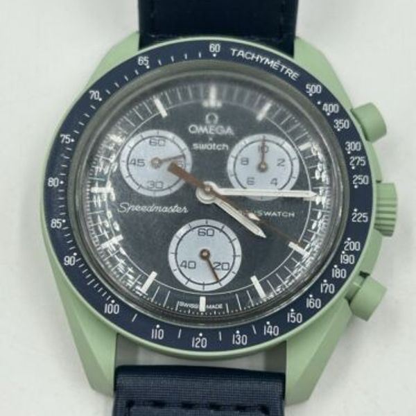 OMEGA & Swatch Speedmaster SO33G100 Mission To Earth. | WatchCharts ...