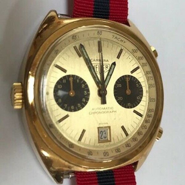 RARE VINTAGE HEUER CARRERA AUTOMATIC CHRONOGRAPH C. 1970's | WatchCharts