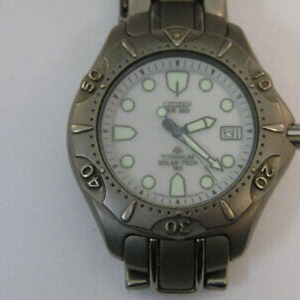Citizen WR 200 Titanium Solar-Tech 180 Watch 7875 | WatchCharts Marketplace