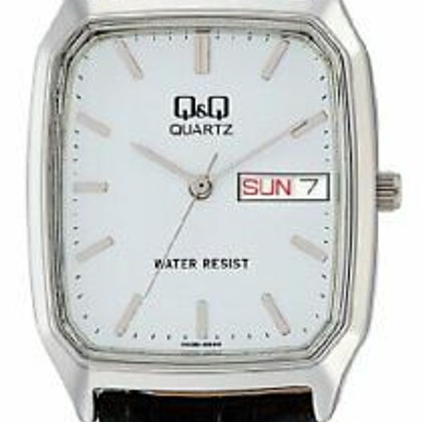 Citizen Q & Q Analog Waterproof Date Day Men's Watch A182-301 | WatchCharts Marketplace