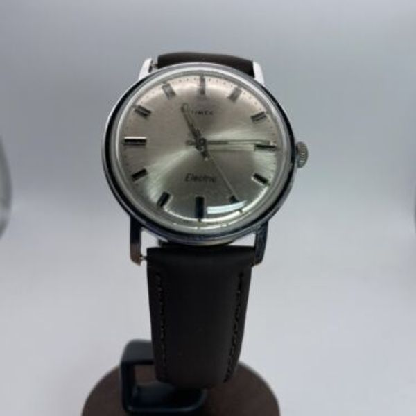 VTG 1970 Timex Electric Watch, 9417 4070 Runs Perfectly, New Strap ...