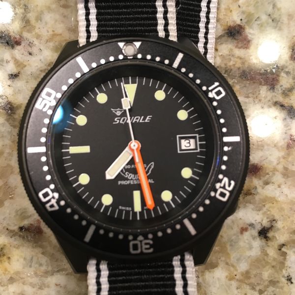 FSO: Squale 1521 50 Atmos, PVD, Rubber and NATO Strap, Full Kit ...