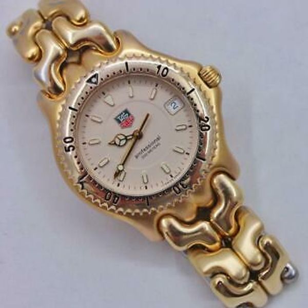 Tag Heuer SEL Goldtone Men's Watch WG1130-KO | WatchCharts Marketplace