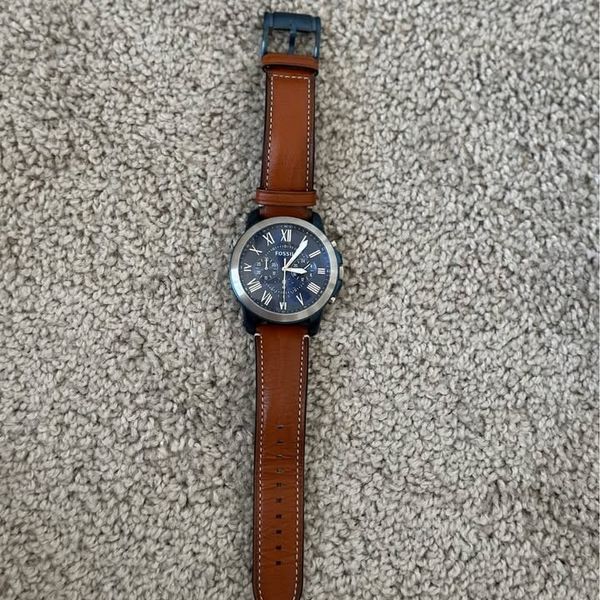 Fossil Grant Men's Watch with Chronograph or Automatic Display and ...
