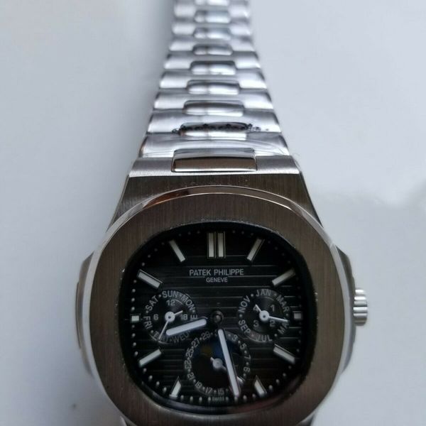 Patek philippe watch, Male stainless steel, water Resistance, classic ...