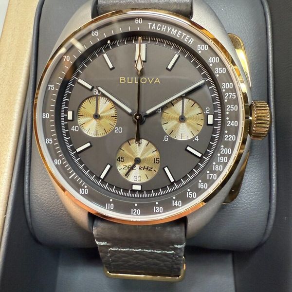 Bulova chronograph, Apollo 15, Lunar Pilot, 50th, limited edition 3549/ ...