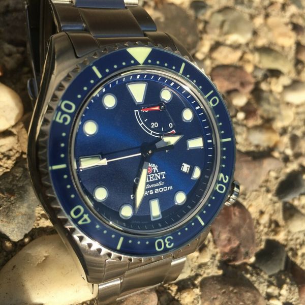 Orient RA-EL0002L002 Triton /Neptune 42 mm Sapphire Bezel Insert Watch ...