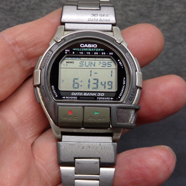Men's Vintage CASIO Digital Watch DB-V300 - Partially Working ...
