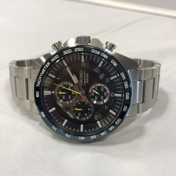 SEIKO Stainless Steel ESSENTIALS Chronograph Men's Watch - SSB321 MSRP ...