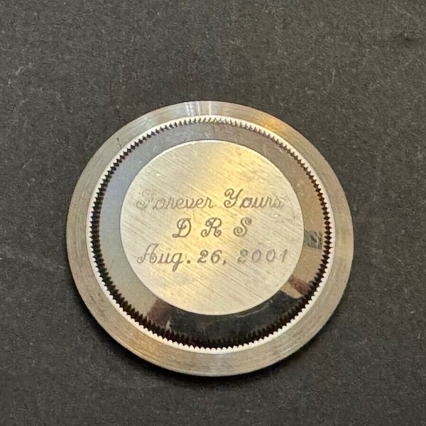 Rolex SUBMARINER CASEBACK REF 2160 Authentic Rolex Case back "Engraved ...