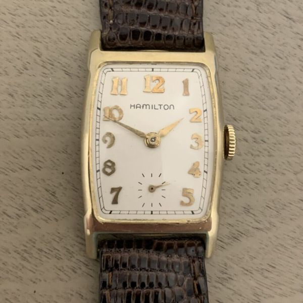 Vintage 14k GOLD Hamilton Donald Wristwatch | WatchCharts Marketplace