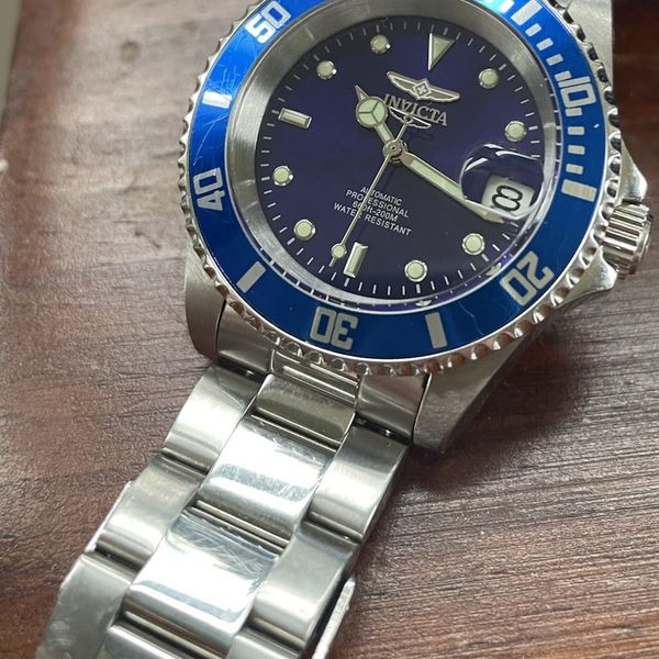 Invicta 9094OB Pro Diver Blue Dial Stainless Steel Automatic Men's ...