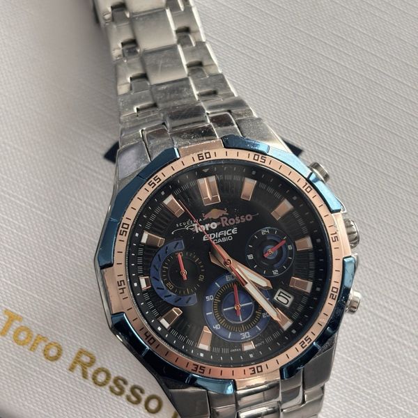 Casio Edifice EFR-554TR Toro Rosso Limited Edition Full Set ...