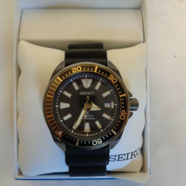 NEW SEIKO 4R35-01V0 AUTOMATIC 200M SILICON STRAP DIVER BLACK | WatchCharts