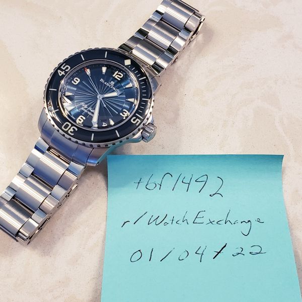 [WTS] Blancpain Fifty Fathoms 5015D-1140-71B | WatchCharts Marketplace