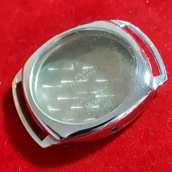 Dennison Empty 1950s Stainless Steel Unused Vintage Watch Case: Perspex ...