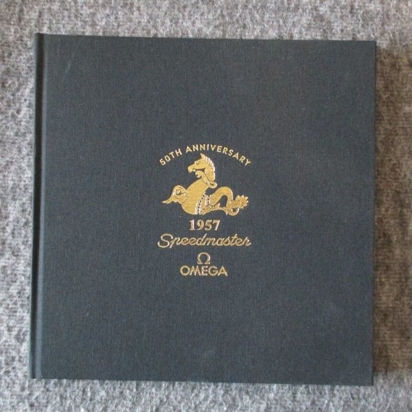 1957-2007 OMEGA SPEEDMASTER 50TH ANNIVERSARY HARDCOVER BOOK (8x8 ...