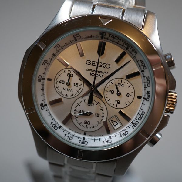 [WTS] New Seiko SSB099P1 6T63 White Dial Quartz Chronograph Watch ...