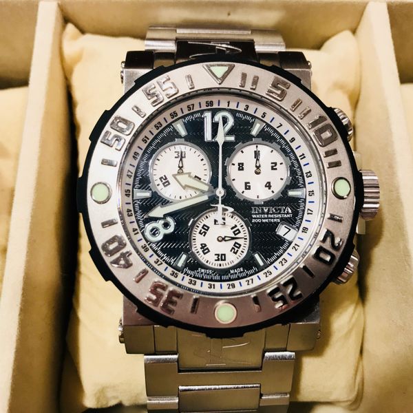 FS Swiss Made Invicta Reserve Sea Rover Diver Chrono Watch ...