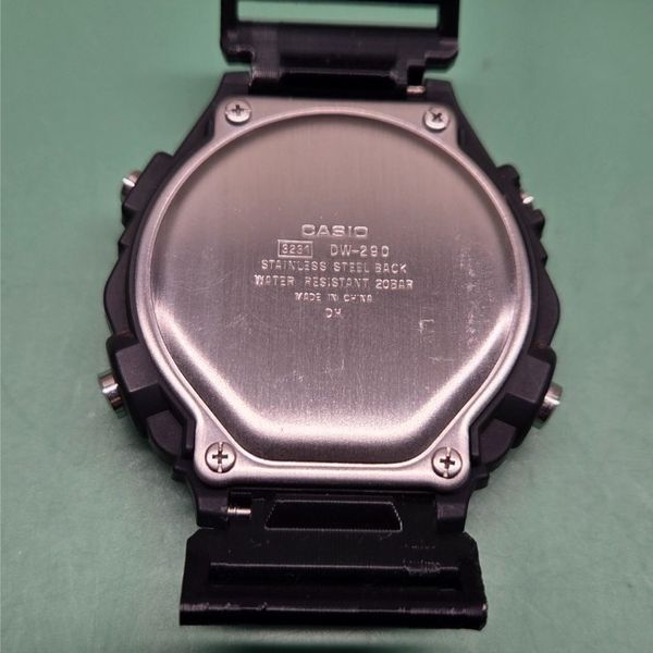 Casio DW-290 Black Digital Watch 200M | DW290-1V | Mission Impossible ...