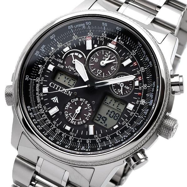CITIZEN PROMASTER PMV65-2271 Titanium Chronograph Eco-Drive Solar Watch ...