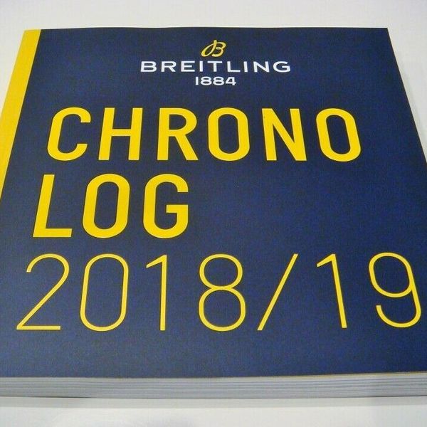 BREITLING CHRONO LOG 2018/2019 Watch Book Catalogue | WatchCharts Marketplace