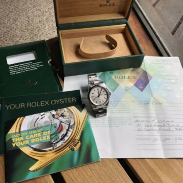 Rolex Air King 14000m / w Paperwork + Box | WatchCharts Marketplace