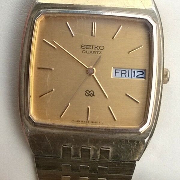 Seiko Mens Vintage Dress Quartz Watch 8223-5160 | WatchCharts Marketplace